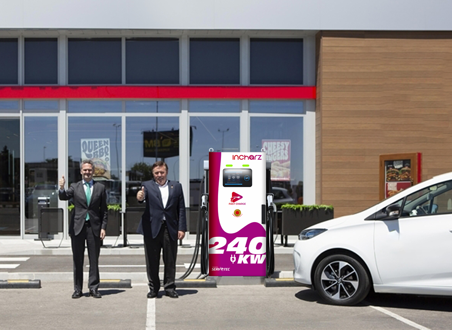 Commercial EV Charging Station for Hotels & Restaurants